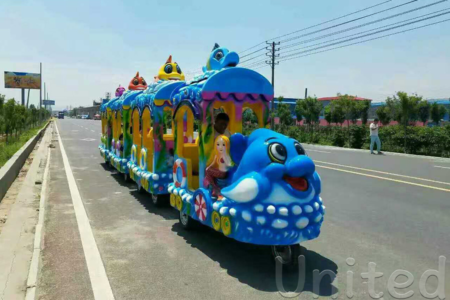 Dive into Adventure: Ocean Themed Trackless Train Rides for Sale